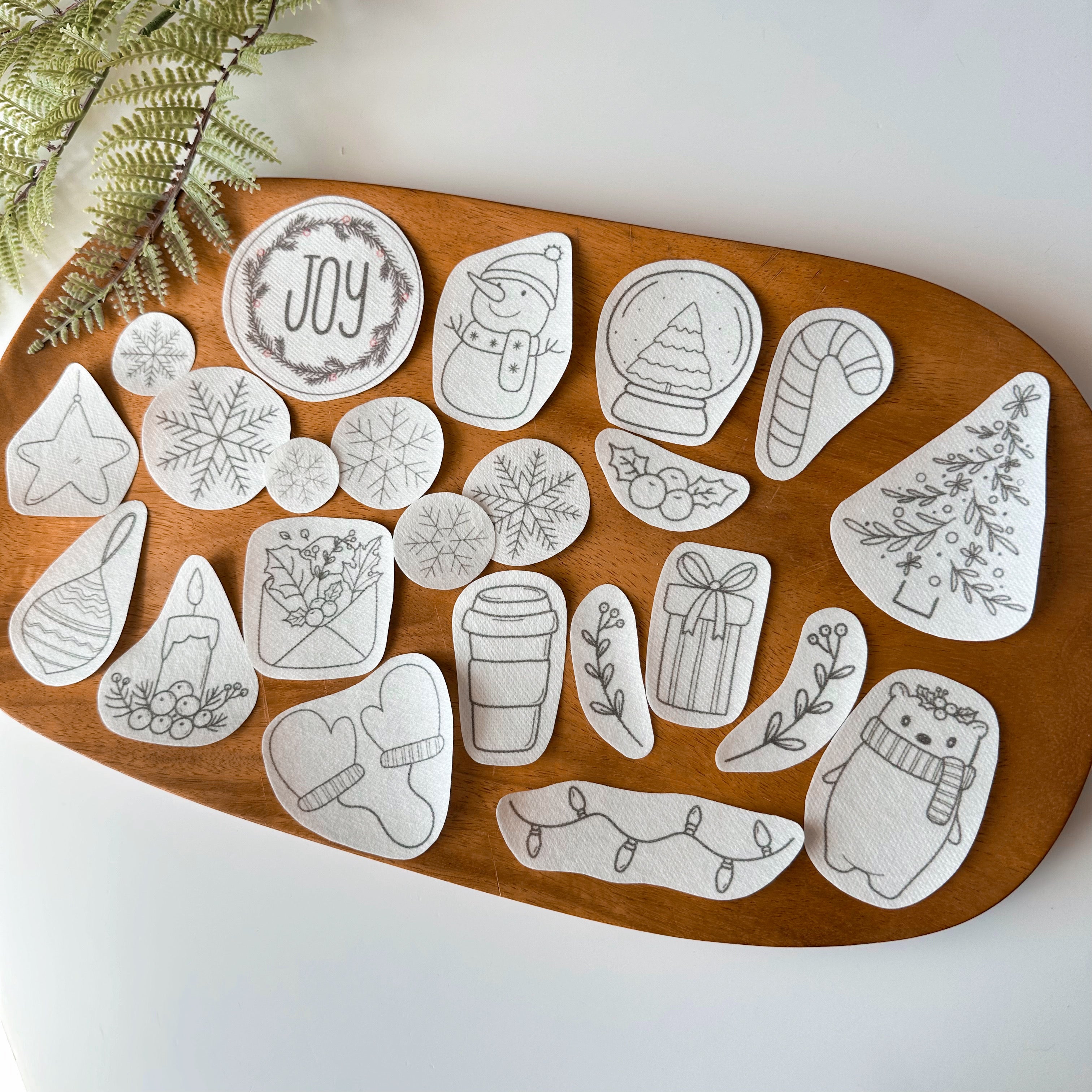 'Tis the Season Stick & Stitch Embroidery Patterns – High Crafting