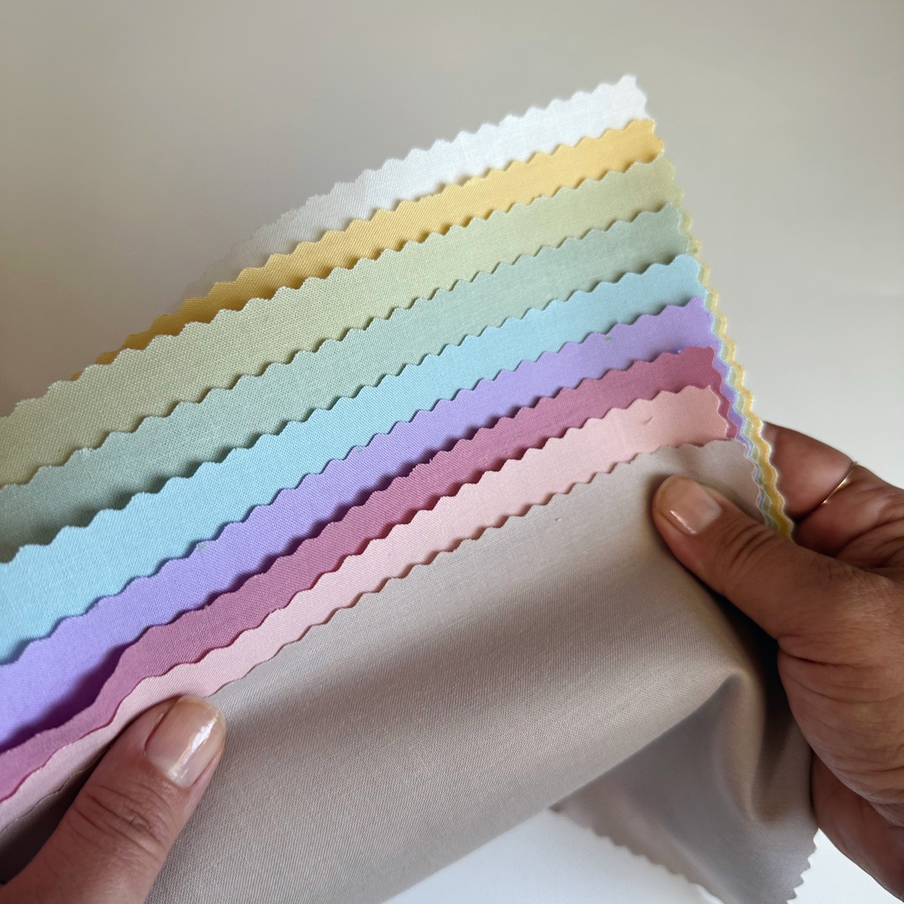 Embroidery Fabric Sample Pack - Kona Cotton Solids – High Crafting