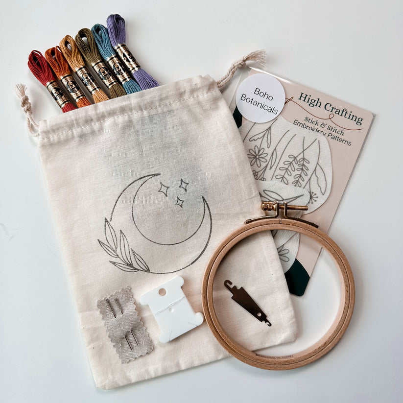 Make Your Own Stick & Stitch Embroidery Kit – High Crafting