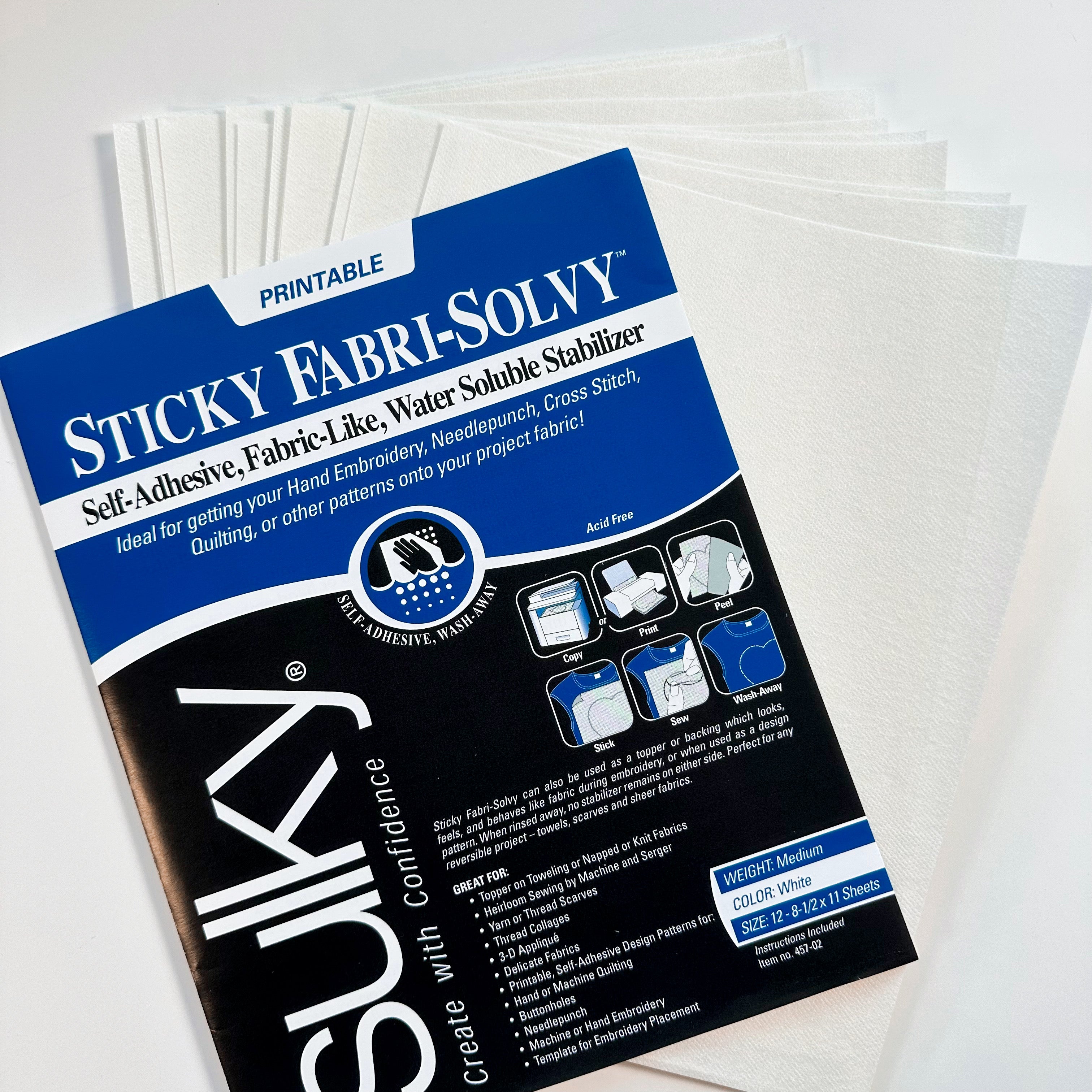 Sulky Stick & Stitch Sheets – High Crafting